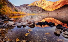 Осень, озеро, пейзаж Обои 1920x1200 WUXGA